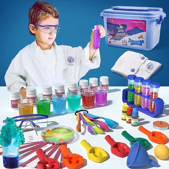 63PCs Set d'expériences scientifiques pour Les Enfants avec Le Costume ...