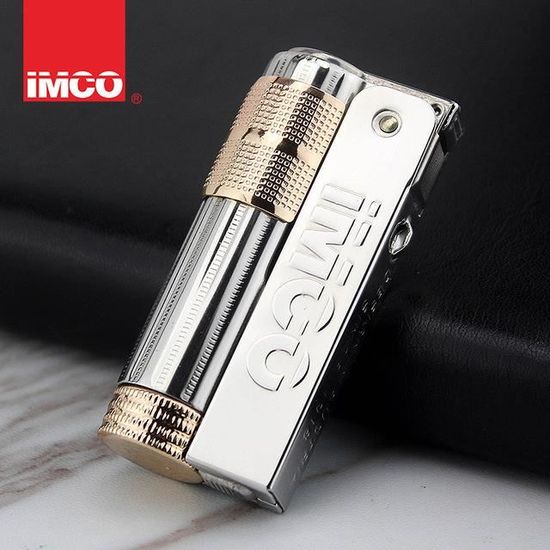 IMCO briquet à Kerosene en acier inoxydable coupe vent essence silex ...