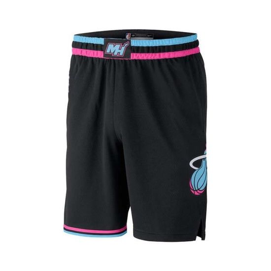 Shorts de Basket Ball Hommes Miami Heat Shorts - Noir - Cdiscount Sport