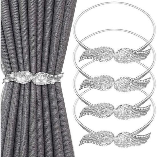 Embrasse pour Rideaux, Décoratives Embrasse à Rideau en Ailettes, Lot ...
