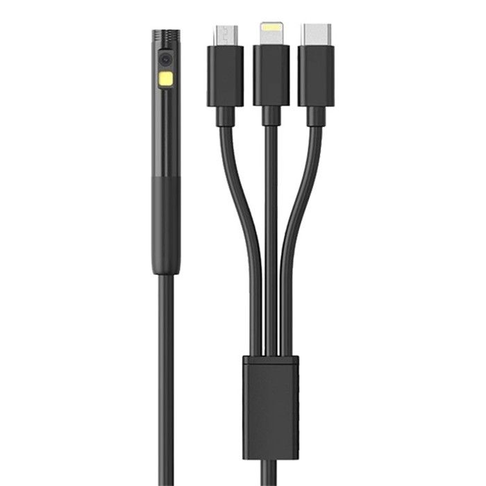 Endoscope Inspection Camera 3 in 1 Micro USB/Type-C Mini Inspection ...