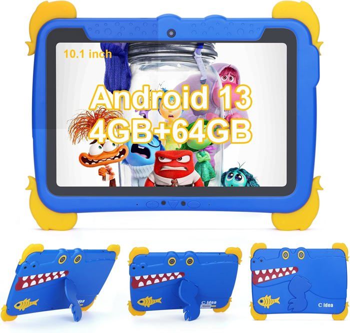 Tablette Pour Enfants De 10,1 Pouces,Tablette Android 13 Pour Enfant ...