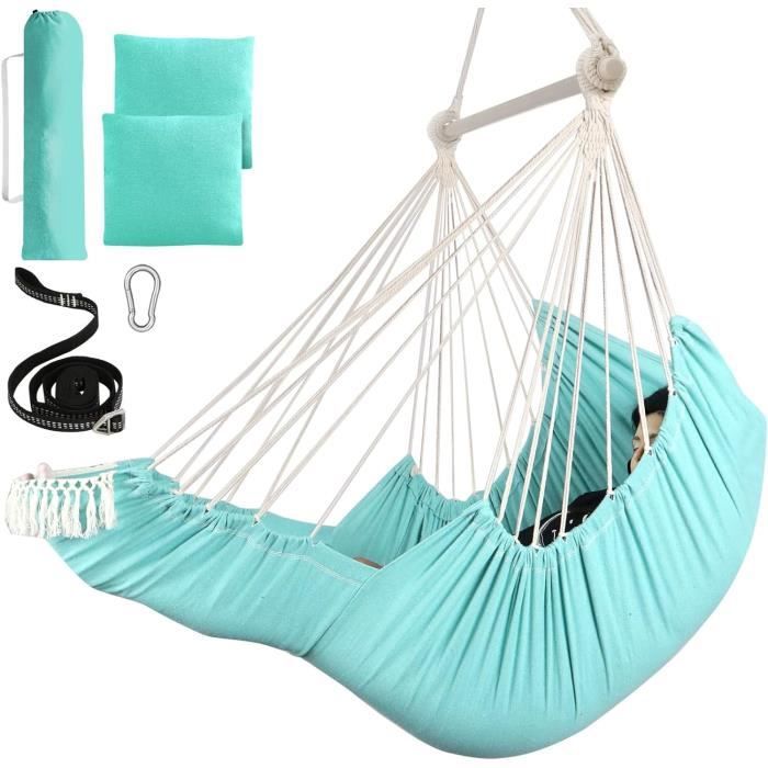 Sièges Suspendus Cha Suspendue Hamac 2 Oreillers Inclus,Barre Écarteur ...