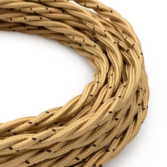 Cable Électrique Textile Torsadé – WITDX