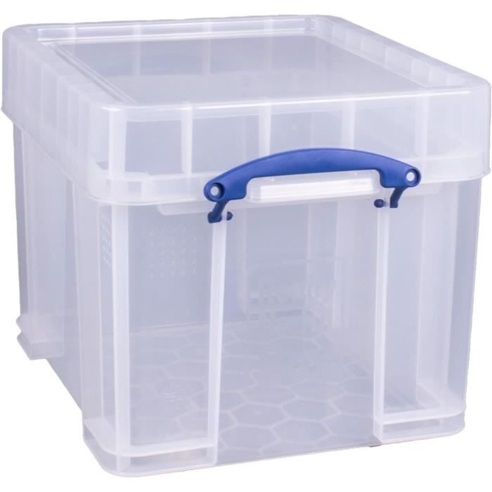 Really Useful Boîte de rangement transparente 35 litres.[G2980 ...