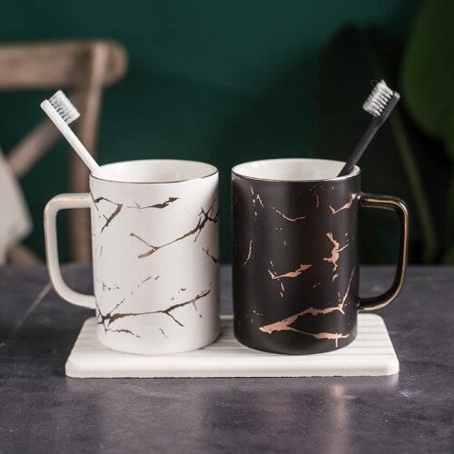 Gobelets de salle de bain,Gobelet de bain de bouche de style Couple ...