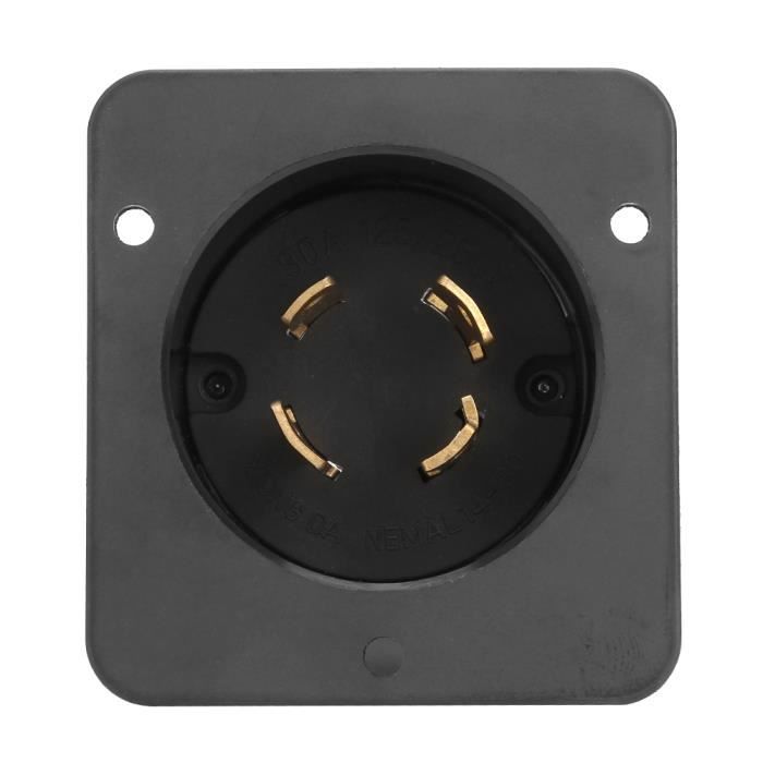 American Plug NEMA L14-30C 4-Hole US Socket Plug 30A 125V-250V UL ...
