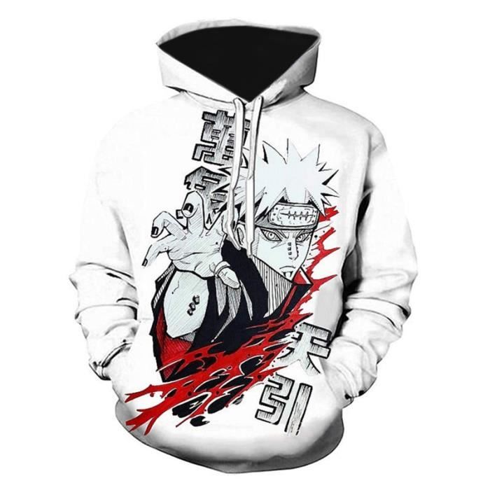 Dessin animé de sweat-shirt,Japon anime Naruto 3D imprimé homme sweats ...