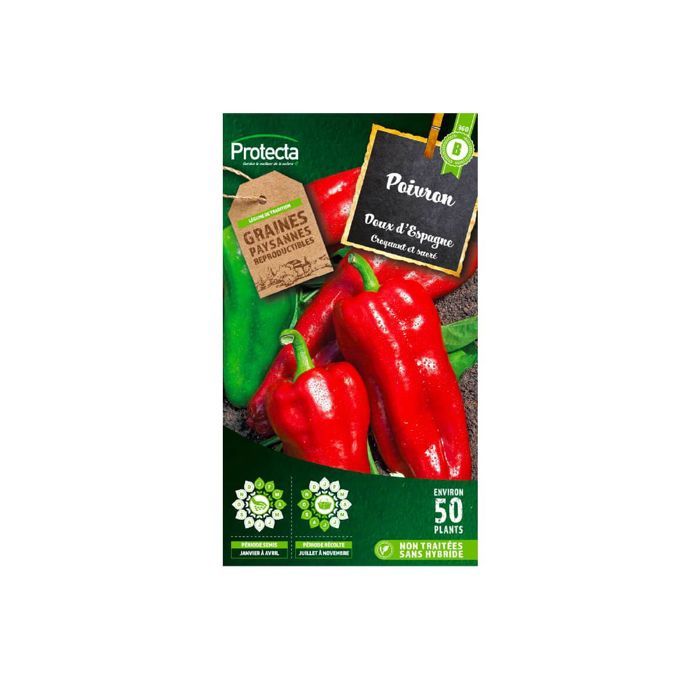 Poivron Doux d'Espagne - Cdiscount Jardin
