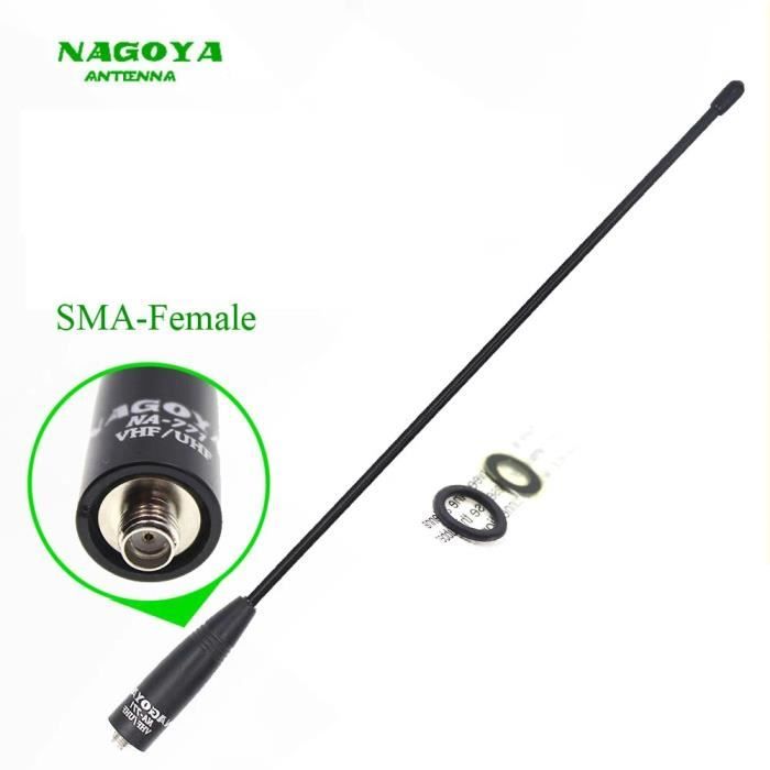 Antenne NAGOYA NA-771 SMA-femelle adaptée à la radio bidirectionnelle ...