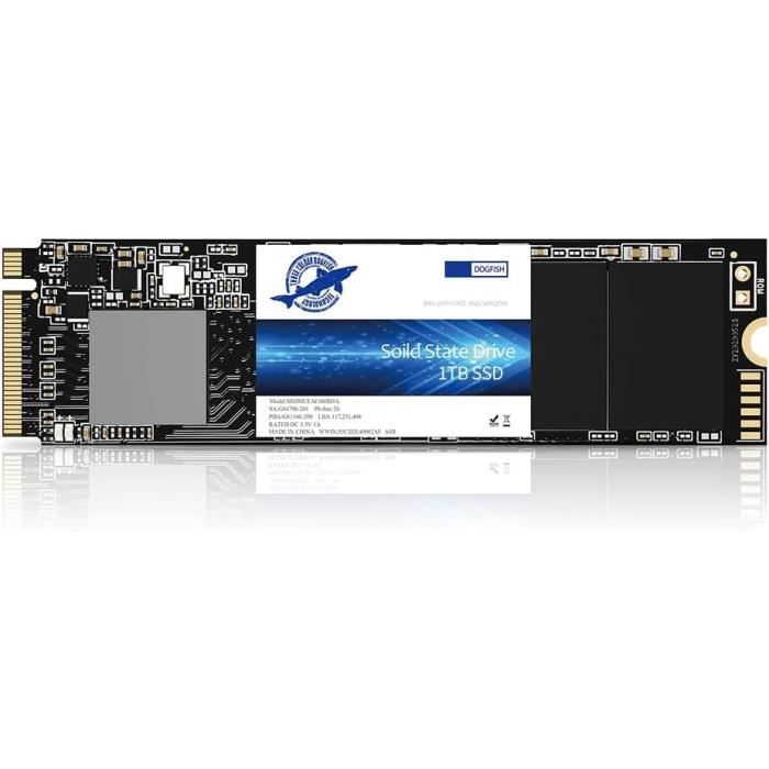 Ssd 1To Nvme M.2 2280 Pcie Gen 4X4, Jusqu'À 5500Mo-S,3D Nand Tlc ...