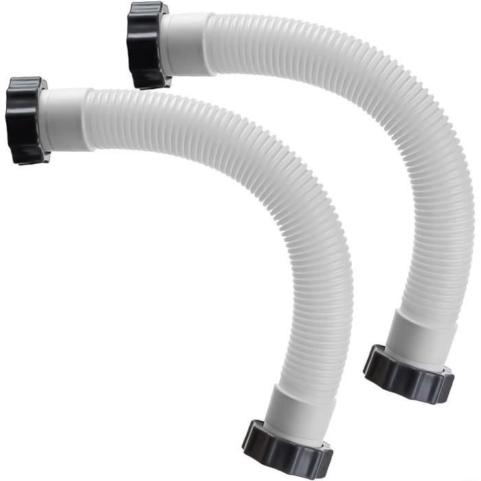 Lot de 2 tuyaux de piscine 11535 pour Intex 28647EG, connecteur de ...