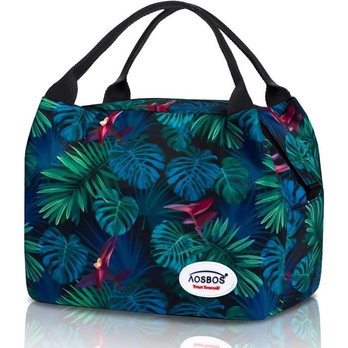 AOSBOS Sac Isotherme Repas 8,5L Sac à Déjeuner Fraîcheur Lunch Bag pour ...