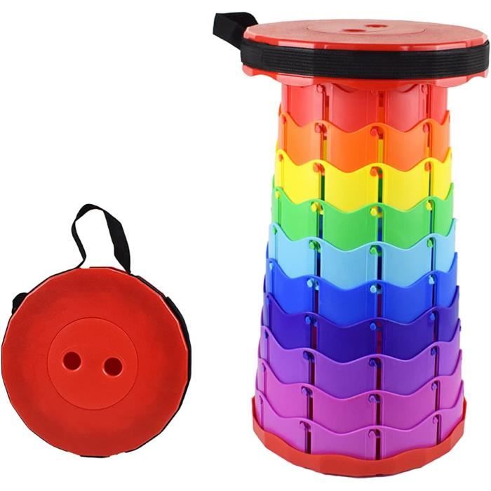 Tabouret Pliant, Petit Banc Réglable Et Rétractable, Portable ...