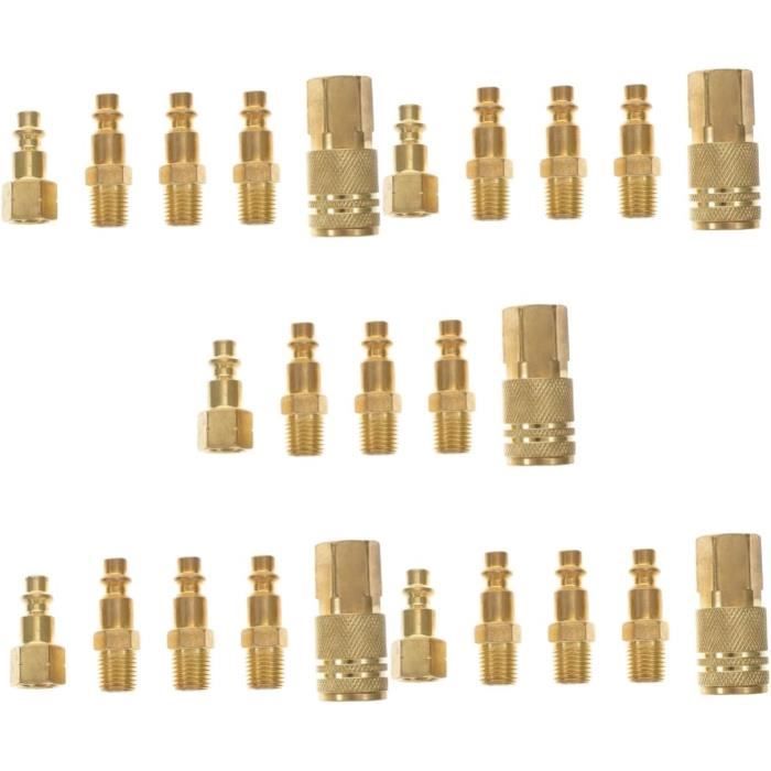 Connecteur Tubulaire 5 Ensembles Connecteur Pince À Sertir Air Coupleur ...