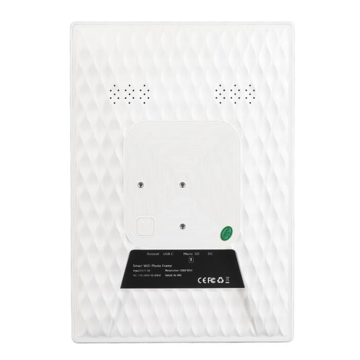 Cadre photo numérique,Cadre photo intelligent à écran tactile haute ...