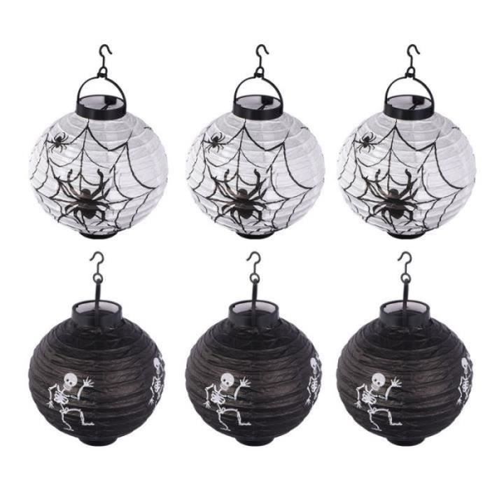 LAMPION DE DECO DE FETE - LANTERNE DE FETE 6 pièces lampe à LED en ...
