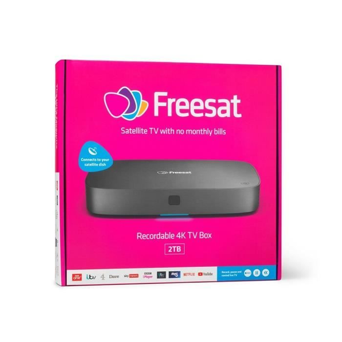 Récepteur décodeur enregistreur 4K TV Box - HD4K - TV Box 2To - Pack ...