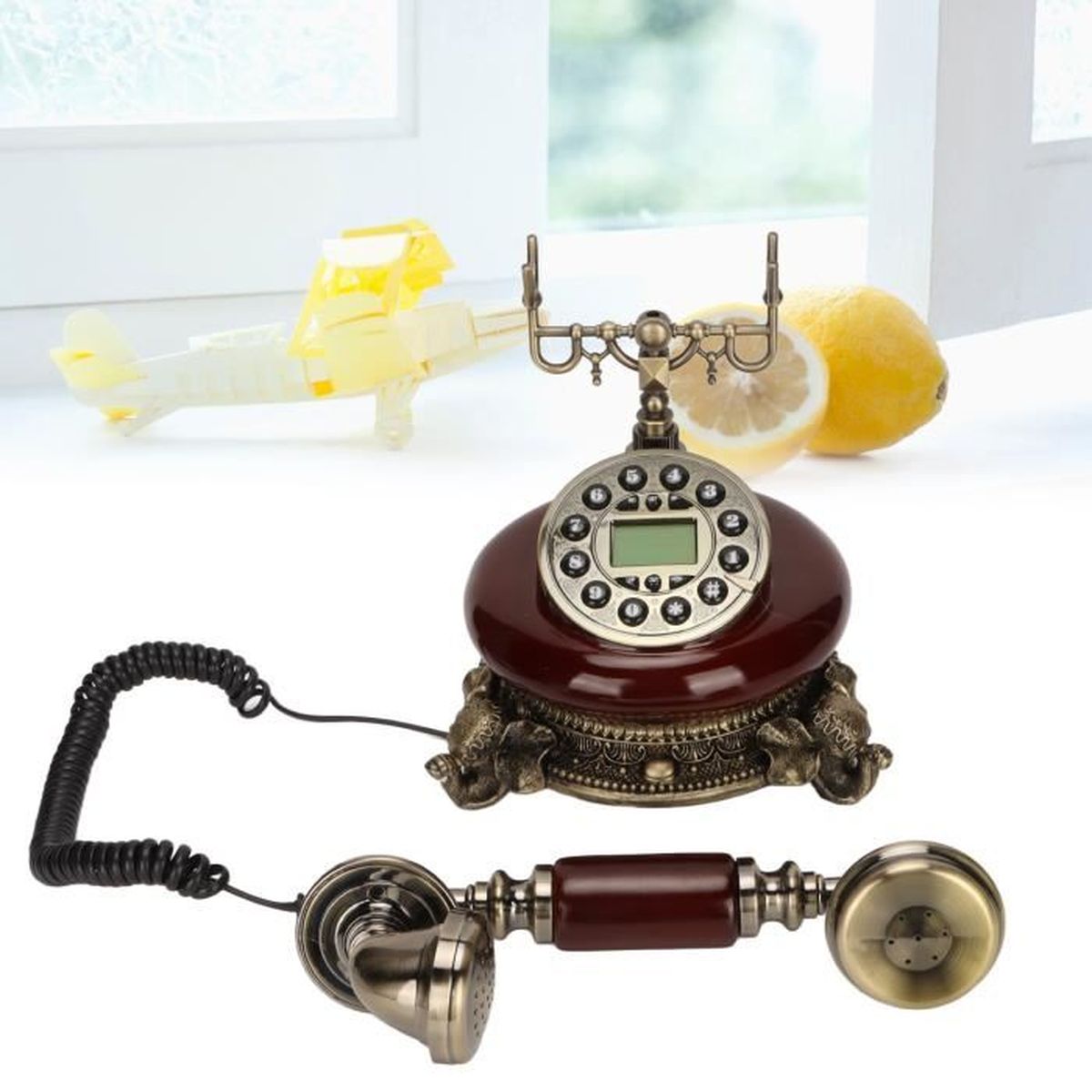 Téléphone fixe rétro de style européen Téléphone Rétro de Style ...