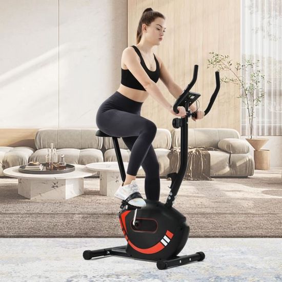 Vélo d’appartement entraîneur à domicile de fitness avec capteurs d ...