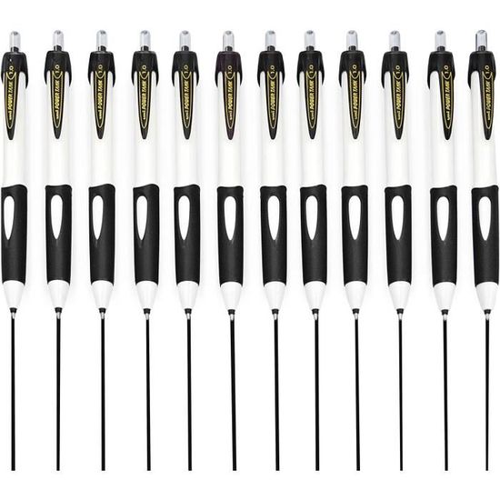 SN-220 Power Tank Lot de 12 stylos à bille rétractables 1,0 mm Corps ...