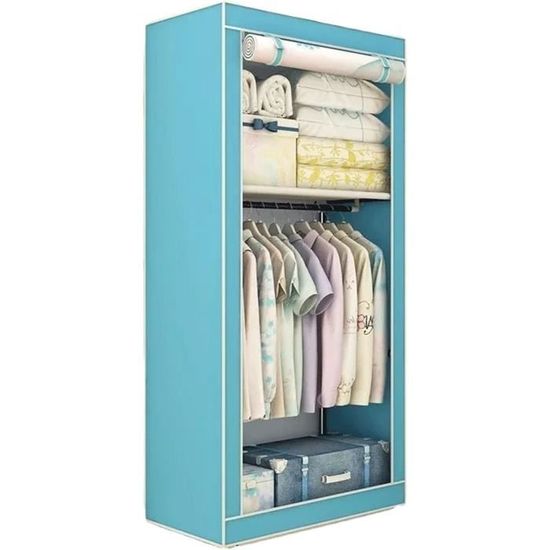 Armoire LingèRe Penderie Tissu non tissé Panoramique pliant pliante ...