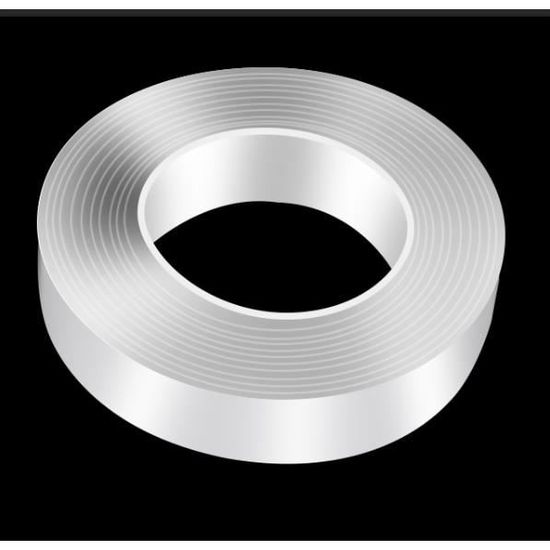 Couleur Ruban adhésif double face Longueur 5M Épaisseur Diamètre 6mm ...