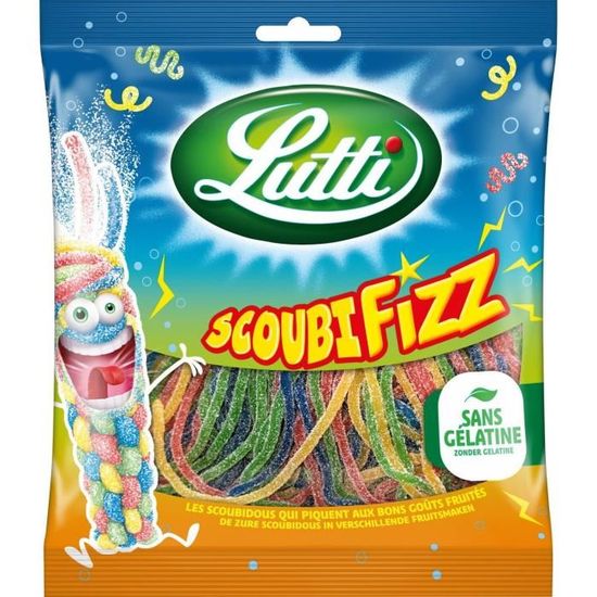 LOT DE 6 - LUTTI - Bonbons ScoubiFizz - paquet de 180 g - Cdiscount Au ...