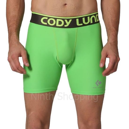 Short Collant Compression Homme Fitness Sports-... Vert - Cdiscount ...