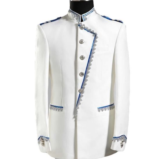 Veste homme de Marque Blanc Robe de modérateur veste La mode veste de ...