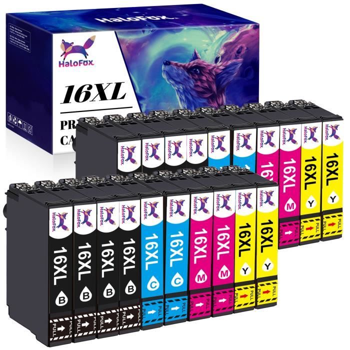 HALOFOX 20 Cartouche Epson 16 XL 16XL multipack compatible pour Epson ...