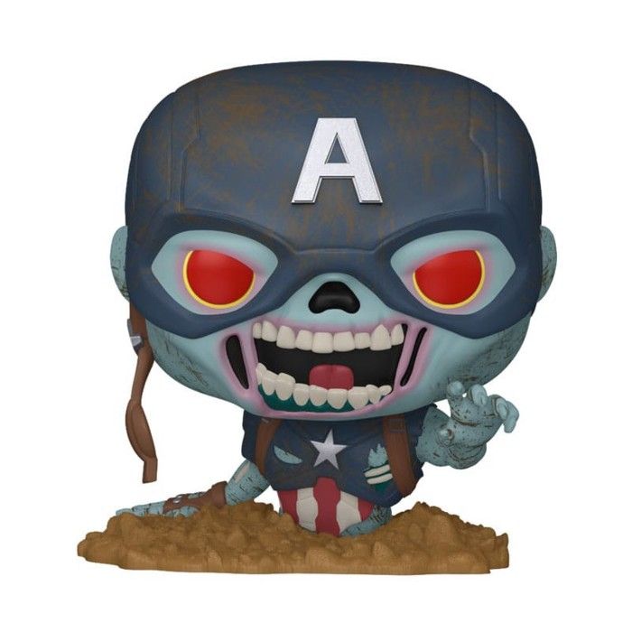 Funko - Marvel Zombies - Figurine POP! Captain America 9 cm - Cdiscount ...