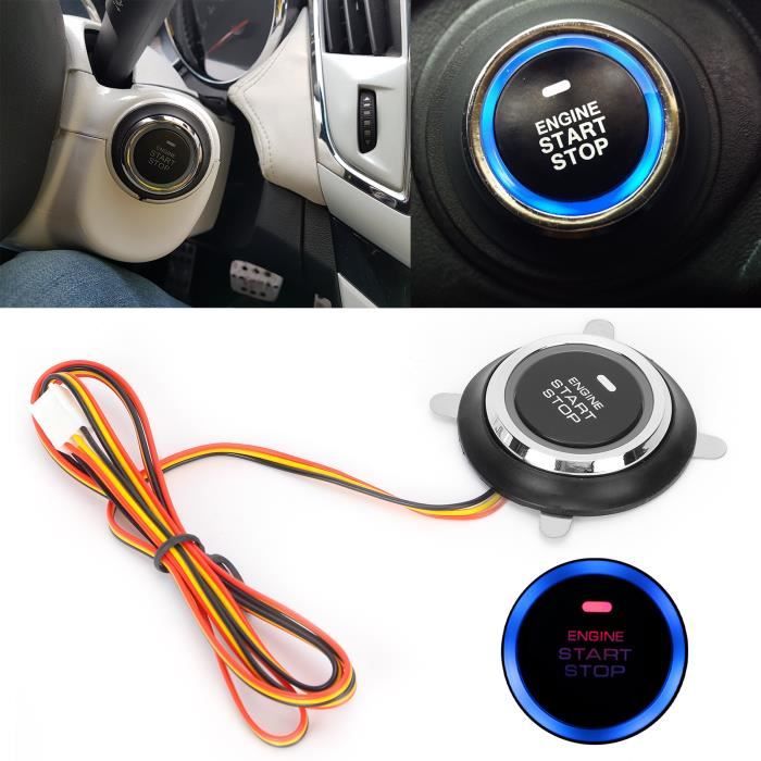 Interrupteur de démarrage Bouton D'arrêt de Démarrage du Moteur Bouton ...