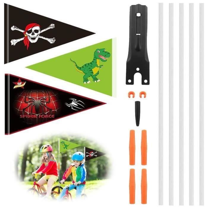 Drapeau De VéLo, Fanion Velo Enfant, Drapeau Vélo pour vélo d'enfant ...