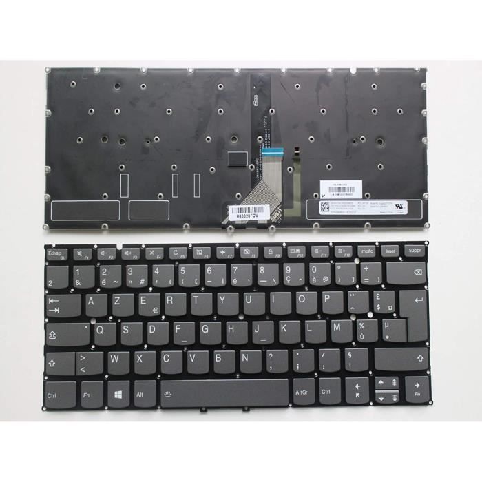 Claviers pour pc portable Rétroéclairé AZERTY Français Clavier pour ...