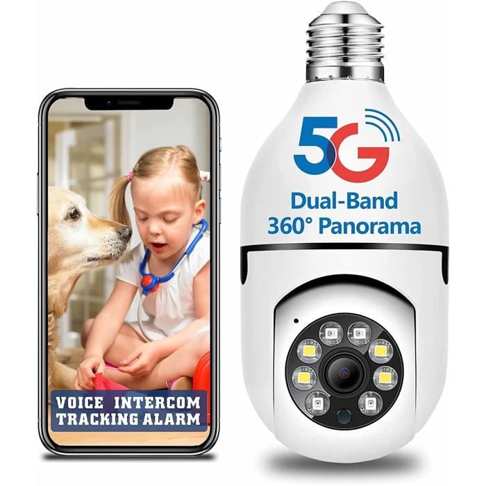 Caméra à Ampoule à Visser, Prise en Charge de la Caméra à Ampoule à ...