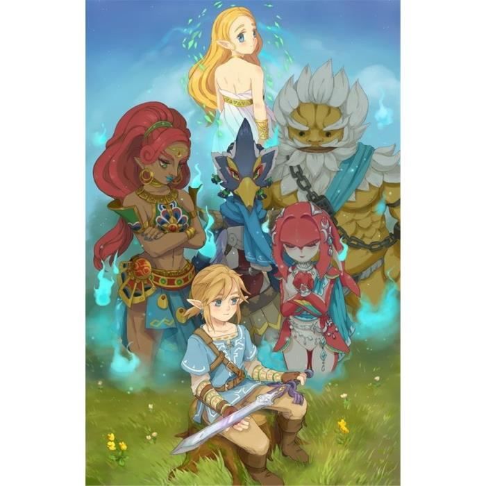 NZHA-263 Yangch La Légende De Zelda, Kit De Peinture Au Diamant ...