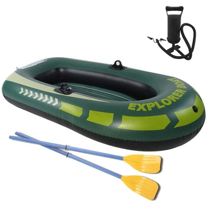 Bateau Gonflable pour Enfants, Kayak Gonflable Pliable Vert 1-2 ...