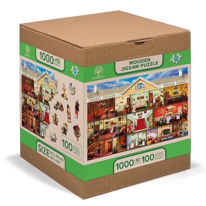 Puzzle en Bois - Maison victorienne - 1000 pièces - Architecture ...