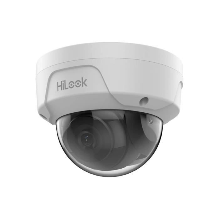 Caméra dôme IP 8MP extérieur HiLook by Hikvision - IPC-D180H(C) - Blanc ...