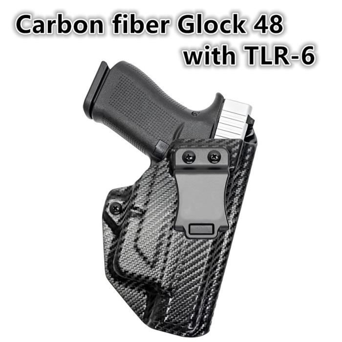 Fibre de carbone G48 - Fibre De Carbone Kydex Iwb Pour Glock G 26 27 28 ...