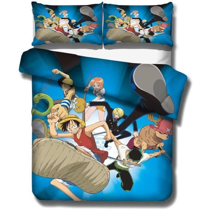 Housse de Couette One Piece Manga- Sets de Housse Couette avec Taies d ... Housse de Couette One Piece Manga- Sets de Housse Couette avec Taies d ...