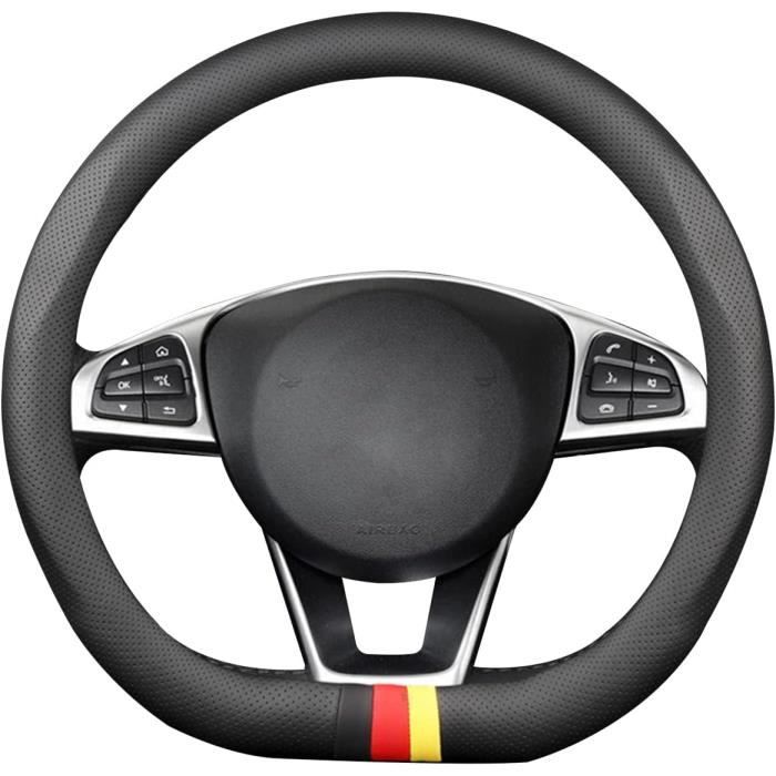 Forme En D Housse Volant Voiture Universelle, Couvre Volant De Voiture Fibre De Carbone, Volant ...