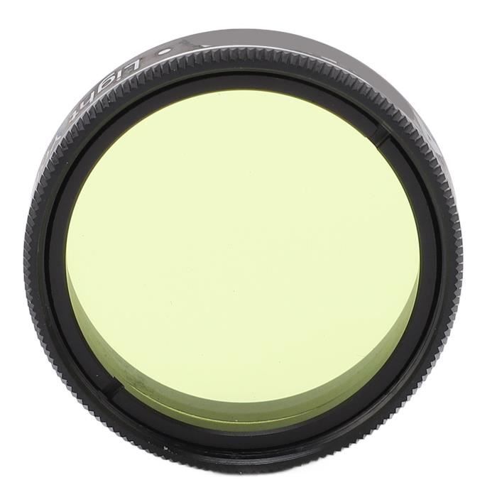 Cikonielf filtre jaune pour télescopes 1.25in télescopes filtre clair ...