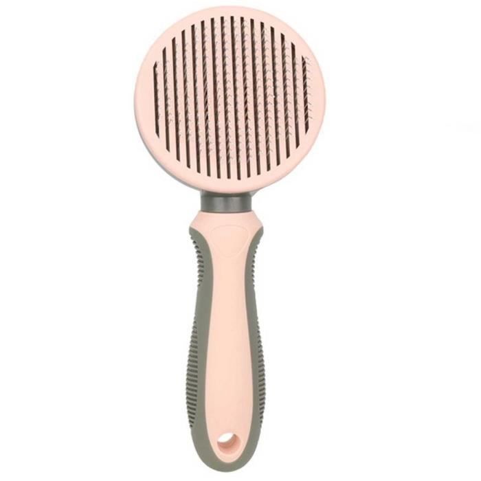 Pet Grooming Shedding Brush Dematting & Detangling Hair Remover Groomer ...