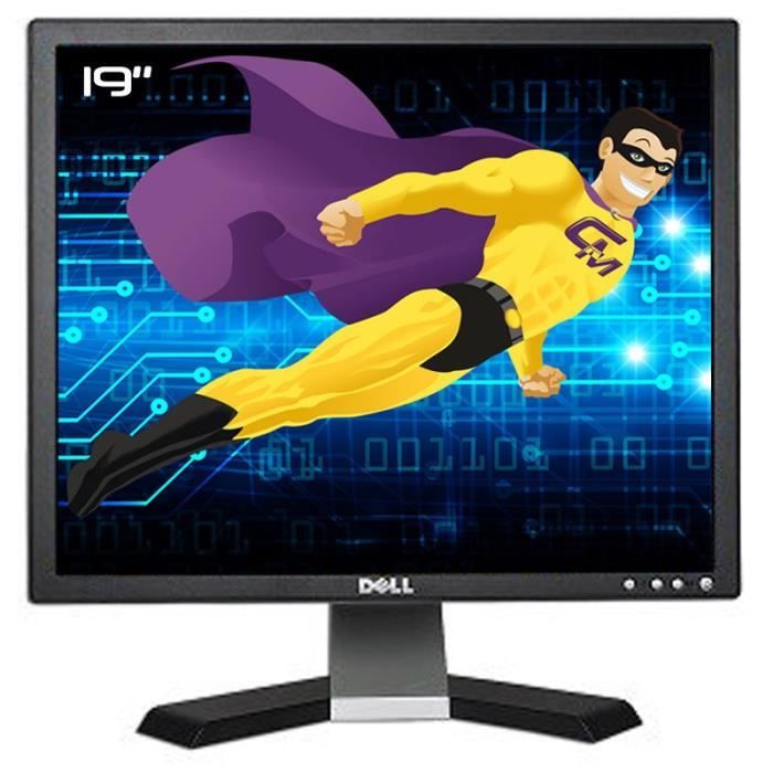 Ecran Plat PC 19" Dell E196FPb 0HC760 HC760 LCD TFT VGA 1280x1024 5:4 ...
