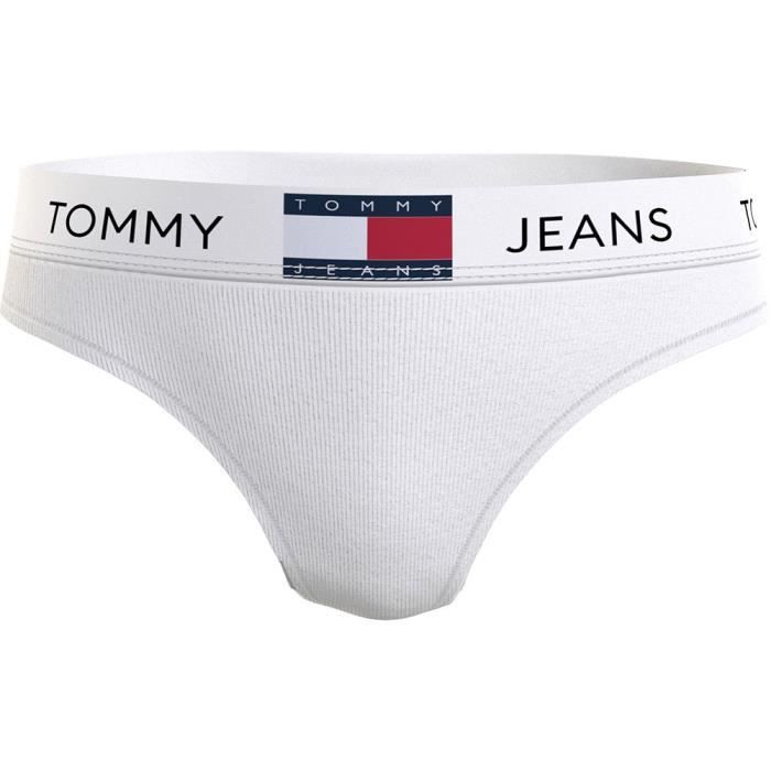 String Tommy Hilfiger - Blanc - XS Femme White - Cdiscount Prêt-à-Porter