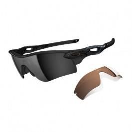 Lunettes Oakley Radarlock Path Polished Black avec verres Black Iridium ...