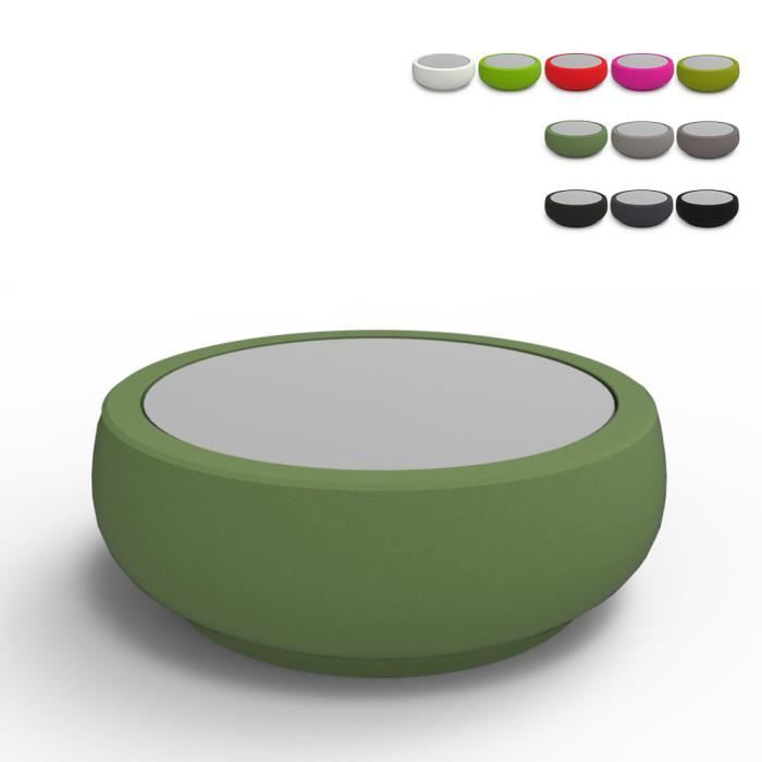 Table Ronde 100cm Design Moderne Extérieur Chubby Side Table Slide ...