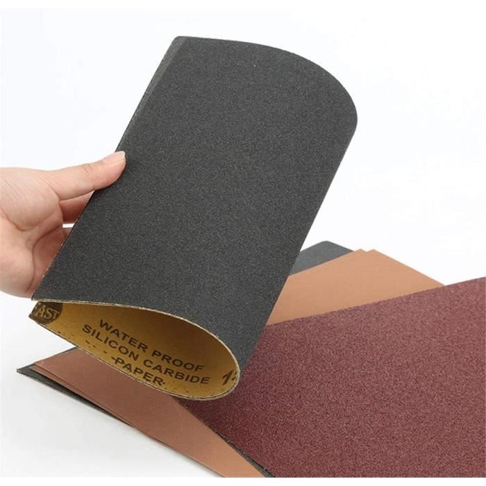 10 Feuilles De Papier De Verre Polissage Et Polissage 2000 Mesh Papier ...